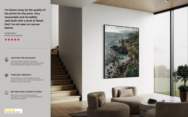 Premium Extra Large Canvas Prints | Massive Personalised Wall Art