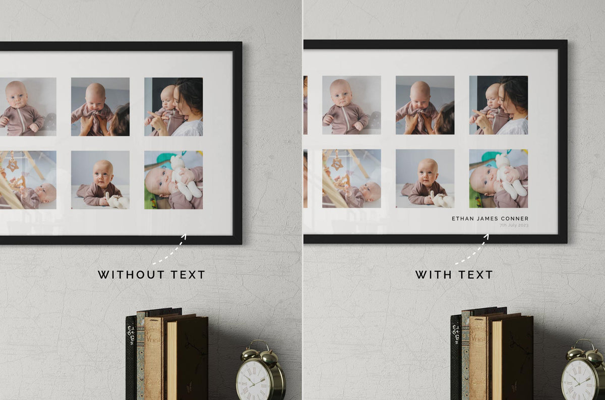 Panoramic Gallery Frame: Elevate Your Space with 14 Memories in One Frame